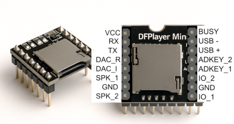 DFPlayer Mini (DFR0299) – Ultimative Anleitung – diddelxi
